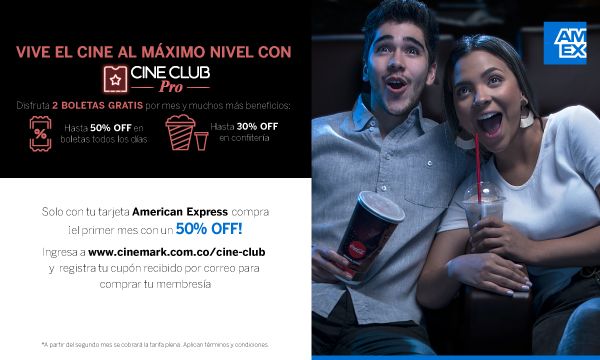 PRO 50 off con Amex